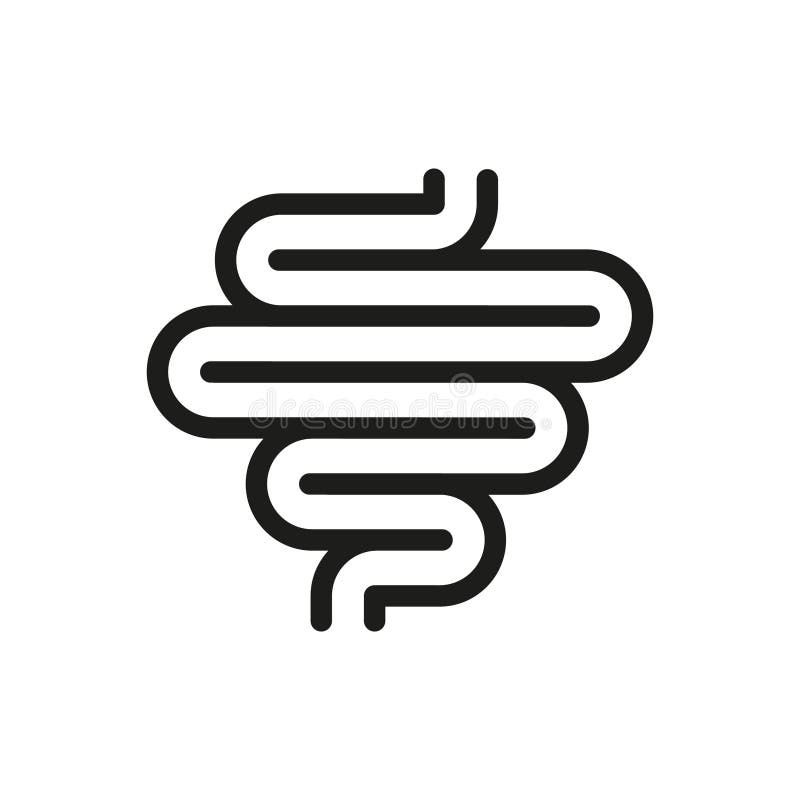 Bowel Icon. Simple Vector Illustration Stock Vector - Illustration of ...