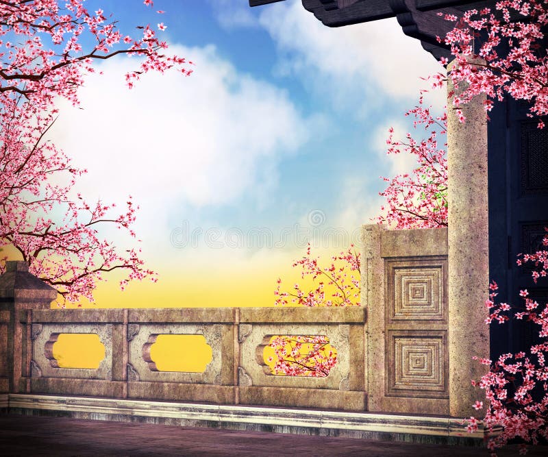 Bower Asian Backdrop stock image. Image of hanging, luck - 38887403