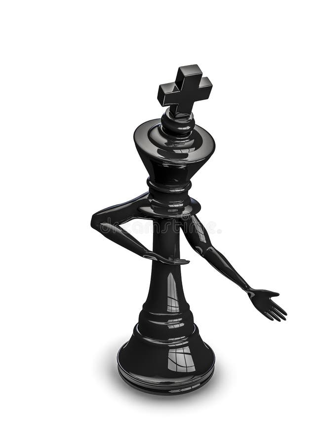 Masculine chess king stock illustration. Illustration of victory - 28606361