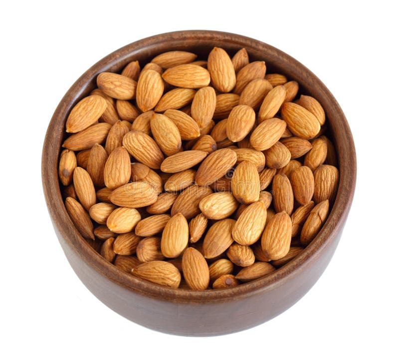 Bowl of Almonds stock image. Image of fresh, almond, nature - 23000141
