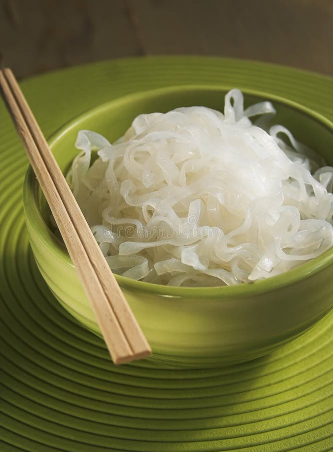 Bowl of Asian Rice Noodles stock image. Image of chinese - 1844471