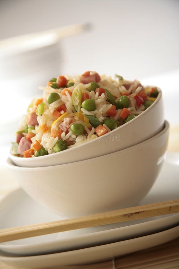 Bowl basmati rice stock image. Image of cambodian, cashews - 75624097