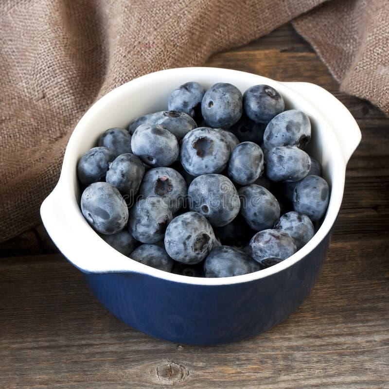 Bowl of blueberries stock photo. Image of organic, dessert - 43826718