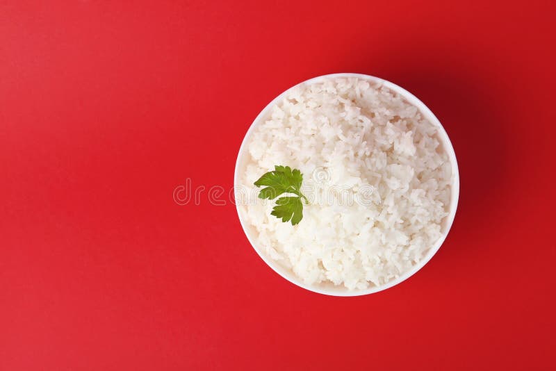 Bowl of boiled rice stock image. Image of boiled, dinner - 139202807