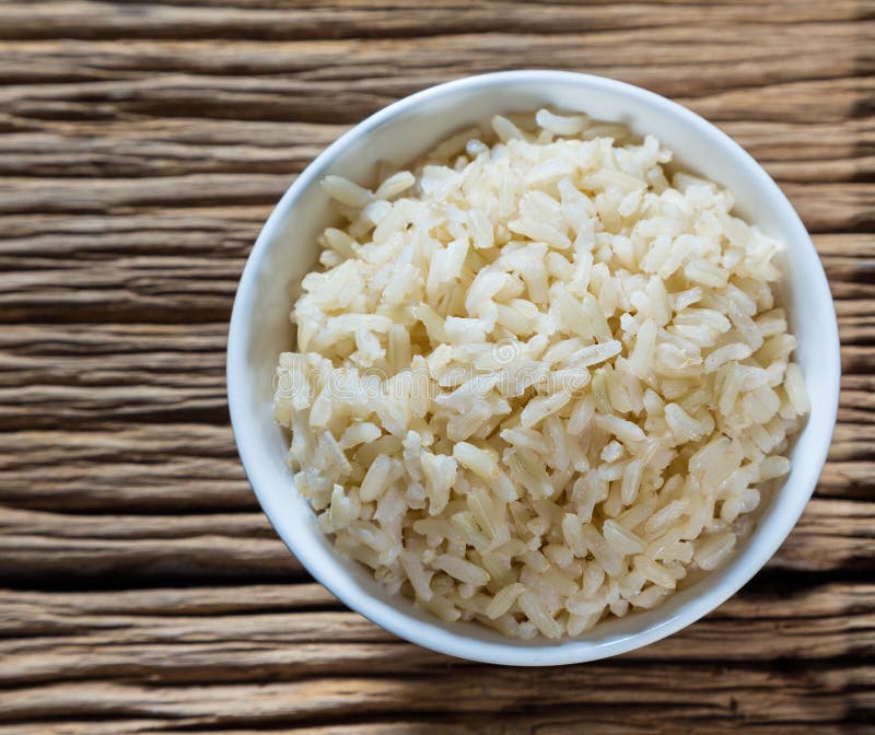 Bowl of brown rice stock photo. Image of culture, steamed - 55898080