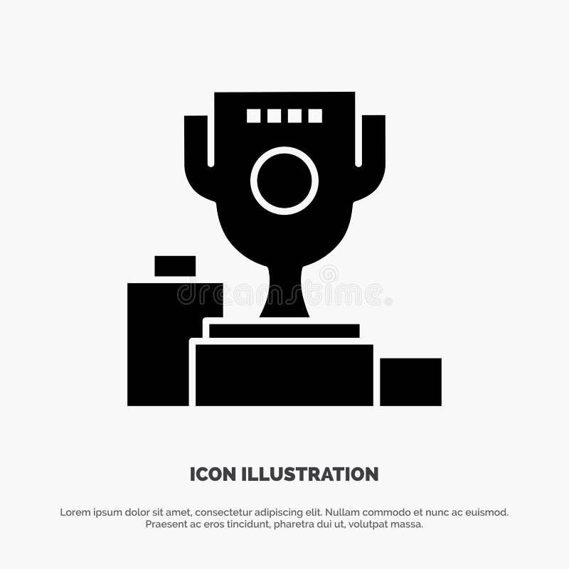 Bowl, Ceremony, Champion, Cup, Goblet Solid Glyph Icon Vector Stock ...
