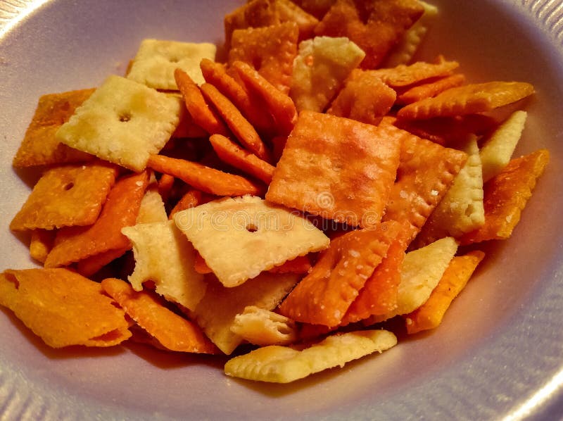 Cheese cracker snacks stock image. Image of crackers - 126134265