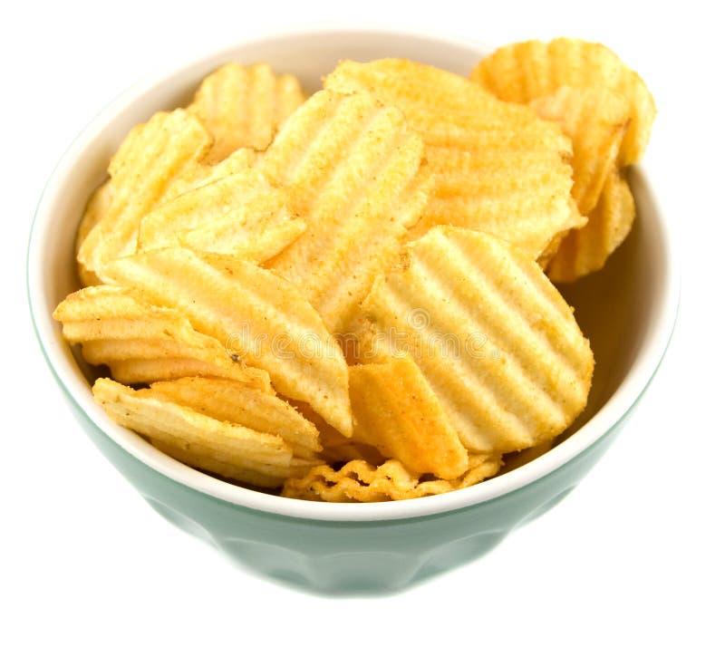 Bowl Of Chips Picture. Image: 7799495