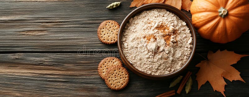 A Bowl of Cinnamon Powder Sits Alongside Cinnamon Sticks on a Wooden ...