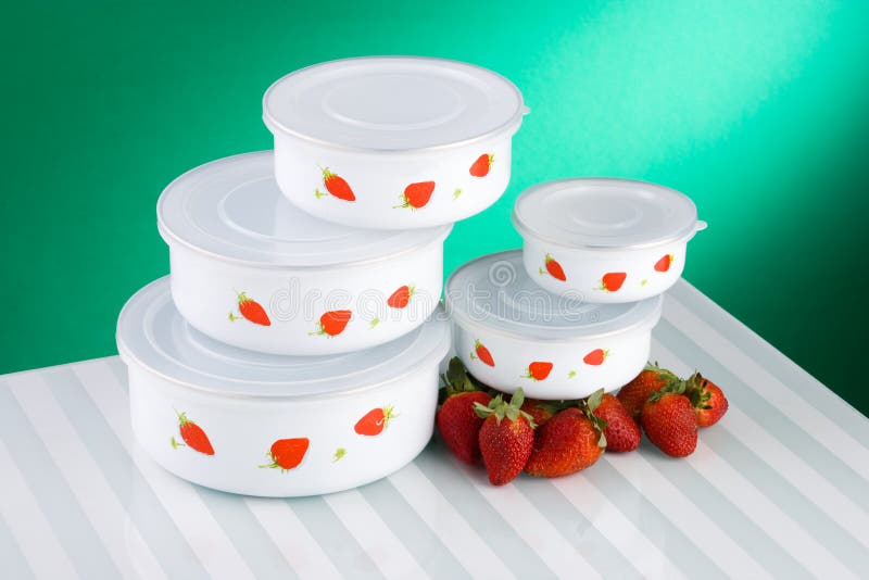 Bowl Containers stock image. Image of white, stack, container - 12808857