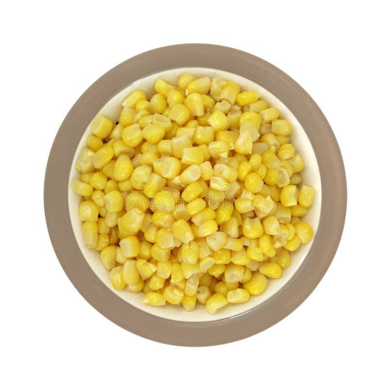 Canned corn bowl stock photo. Image of corn, vegetable - 9874734