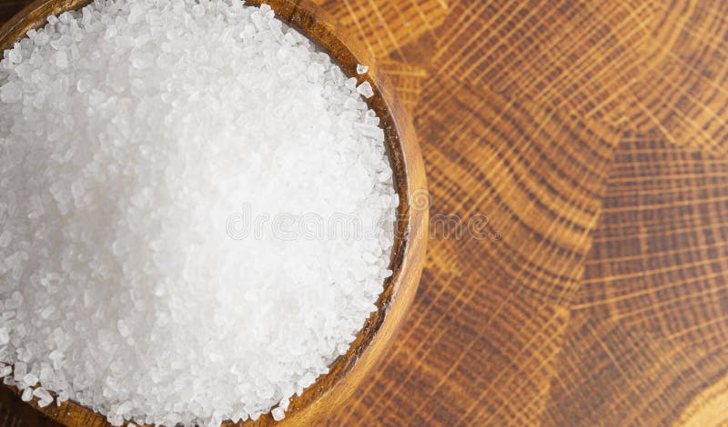 A Bowl of Course Sea Salt stock photo. Image of seasoning - 228367702