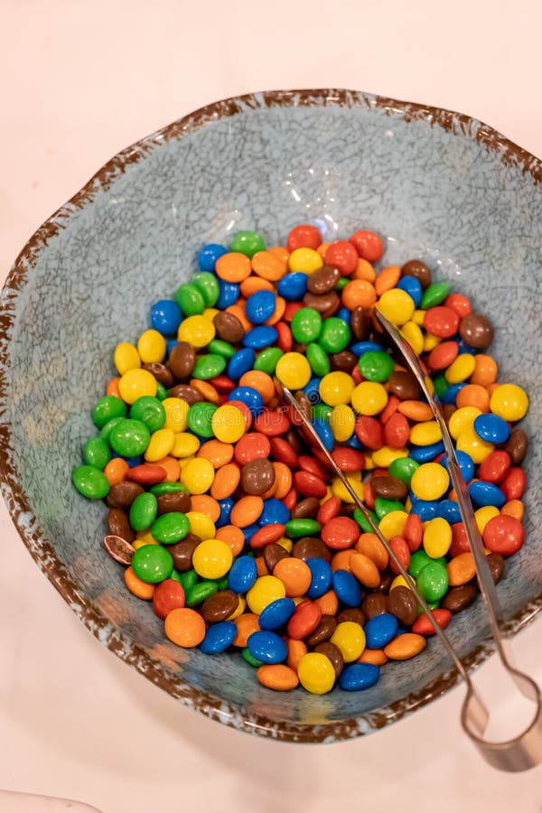 Bowl of Delicious Chocolate Sprinkles of Many Colors Stock Photo ...