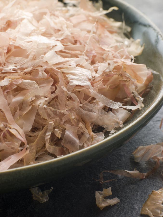 Bowl of Dried Bonito Flakes Stock Image - Image of cuisine, inside: 5355265