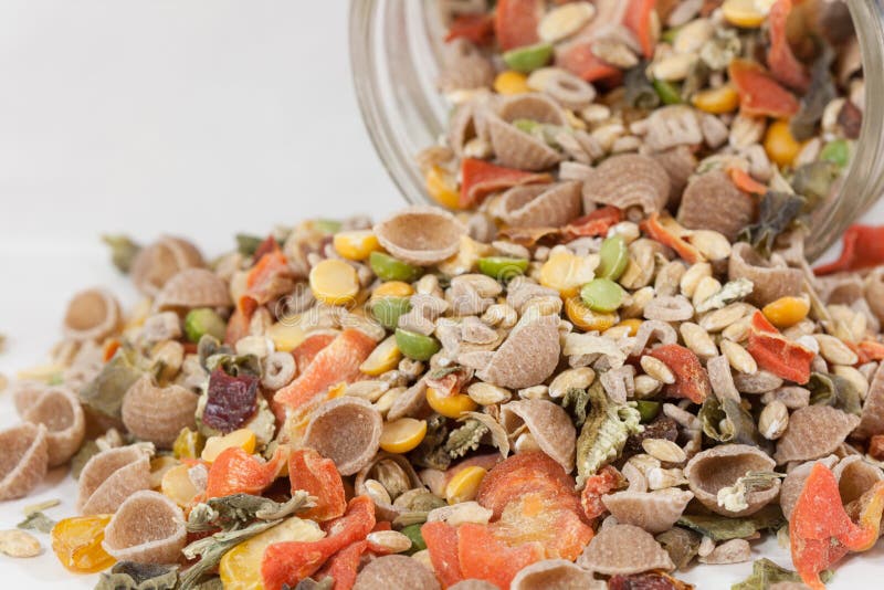 Dried Soup Mix stock image. Image of legumes, pasta, dried - 14275619