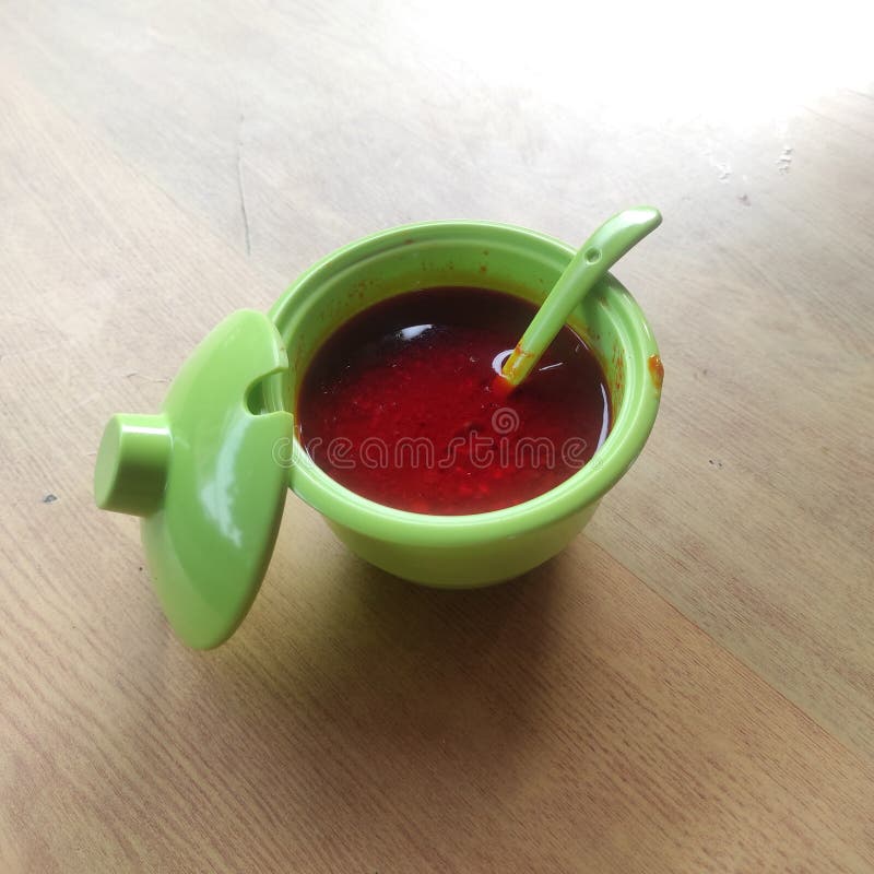 A Bowl of Extra Hot Chili Sauce Stock Image - Image of chili, sauce ...