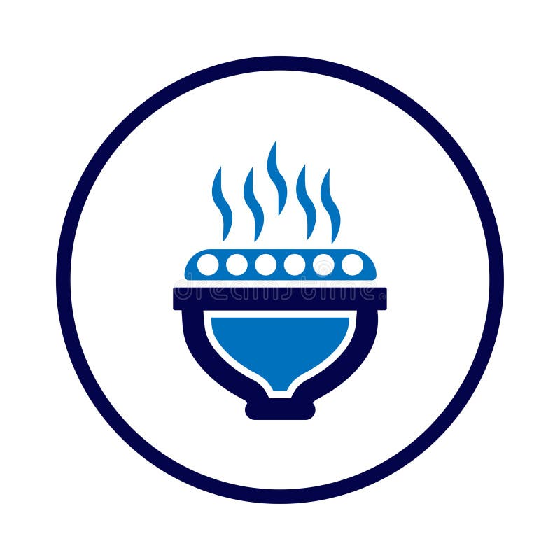 Bowl, Food, Plate, Food, Bowl Hot Plate with Food Icon Stock Vector ...