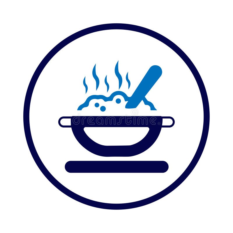 Bowl, Food, Plate, Food, Bowl Hot Plate with Food Icon Stock Vector ...