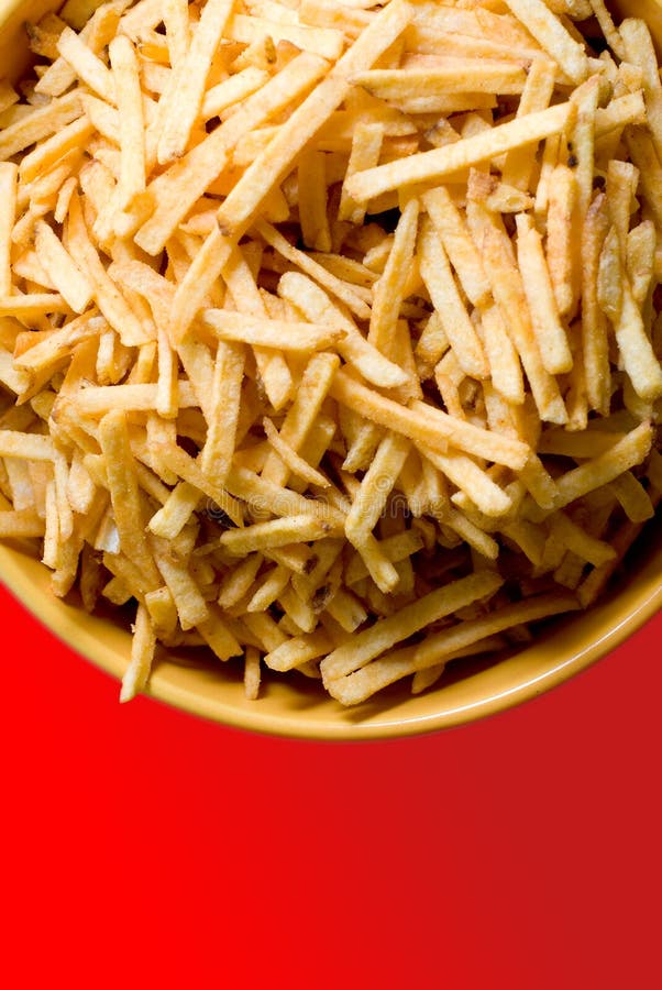 Bowl of french fries stock photo. Image of meal, potato - 25396172
