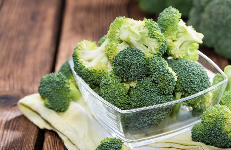 Bowl with fresh Broccoli stock photo. Image of nutrition - 44835510