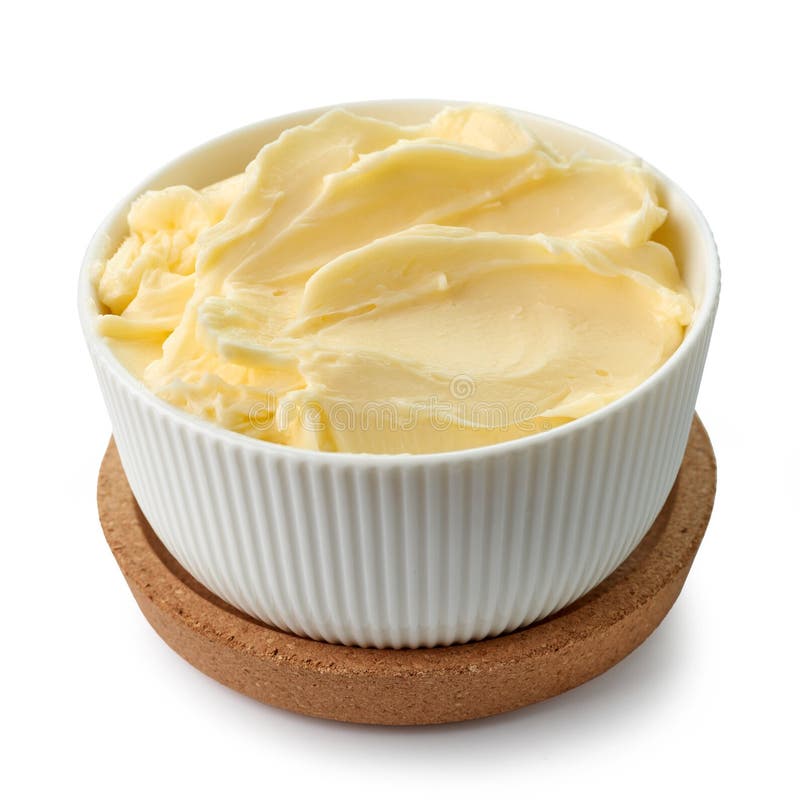 Bowl of fresh butter stock image. Image of healthy, freshness - 189505685