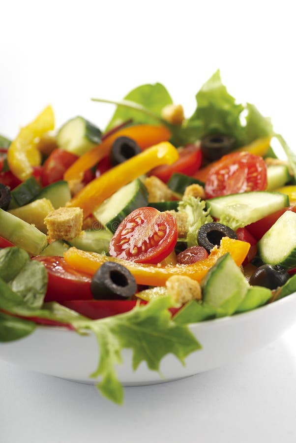 Salad stock photo. Image of fresh, food, tomatoes, object - 7115376