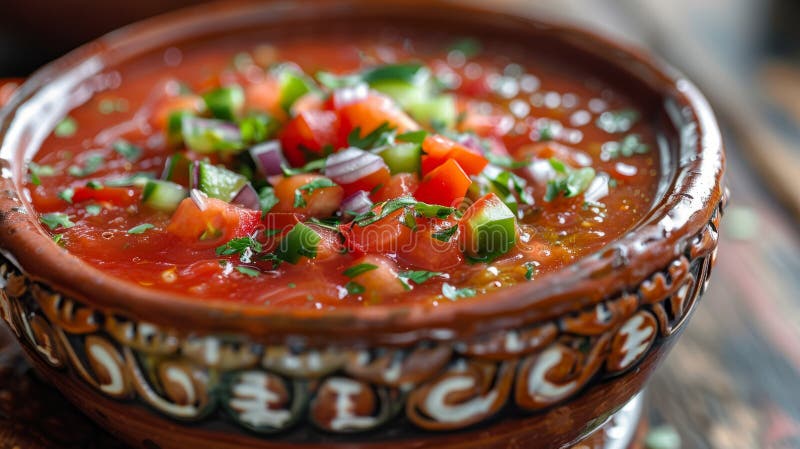 A bowl of fresh salsa stock image. Image of fresh, homemade - 353850891