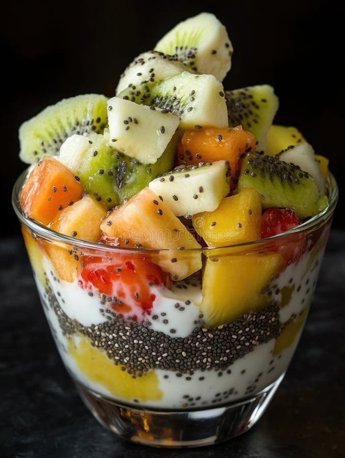 Bowl of Fruit with a Lot of Pomegranate Seeds Stock Image - Image of ...