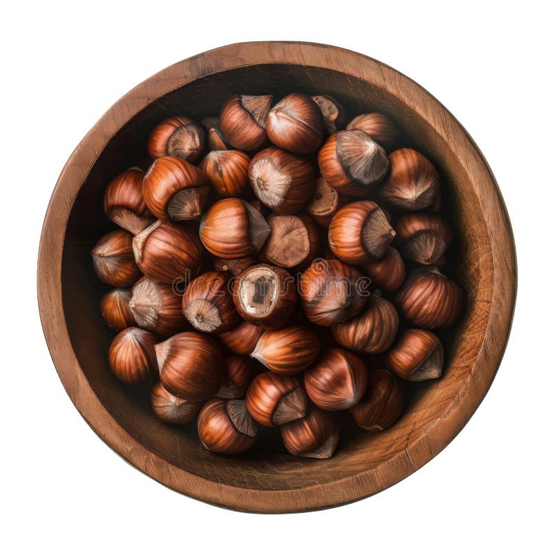 A Bowl Full of Hazelnuts, Close-up View Stock Image - Image of crunchy ...