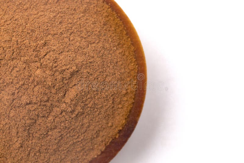 Bowl of Ground Cinnamon stock photo. Image of mound - 126091932
