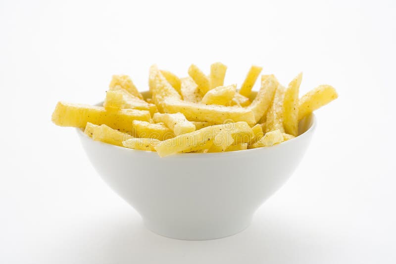 Bowl Of Homemade Chips Picture. Image: 7825673