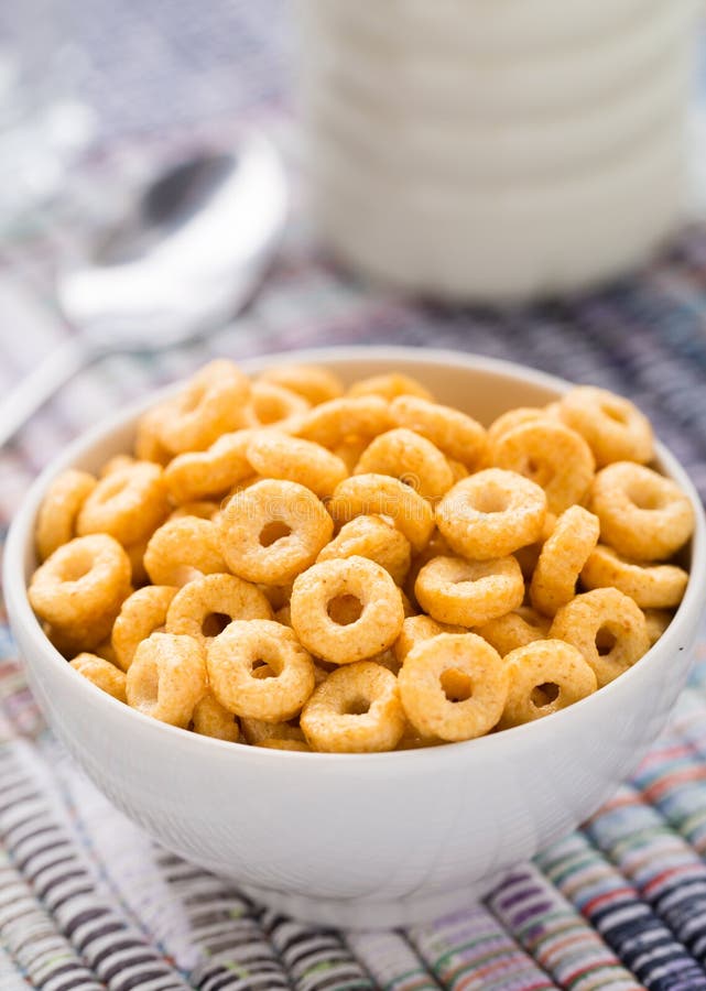 Bowl of honey corn rings stock photo. Image of fresh - 37128048