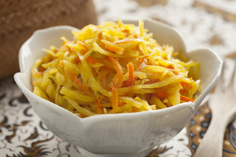 Bowl with indonesian atjar stock photo. Image of cabbage - 81832756