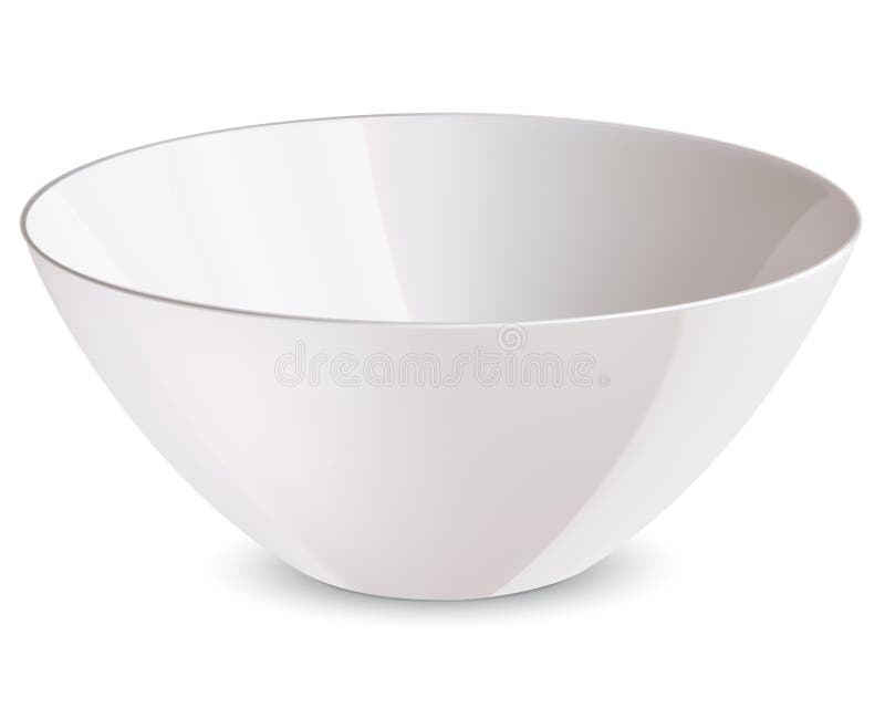 Bowl Isolated. Vector Illustration Stock Vector - Image: 38839532
