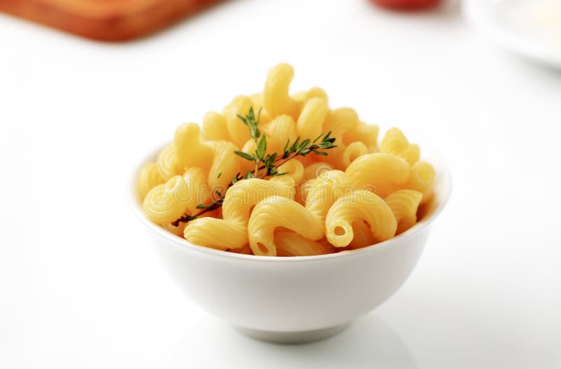 Bowl of macaroni stock photo. Image of boiled, pasta - 17891462