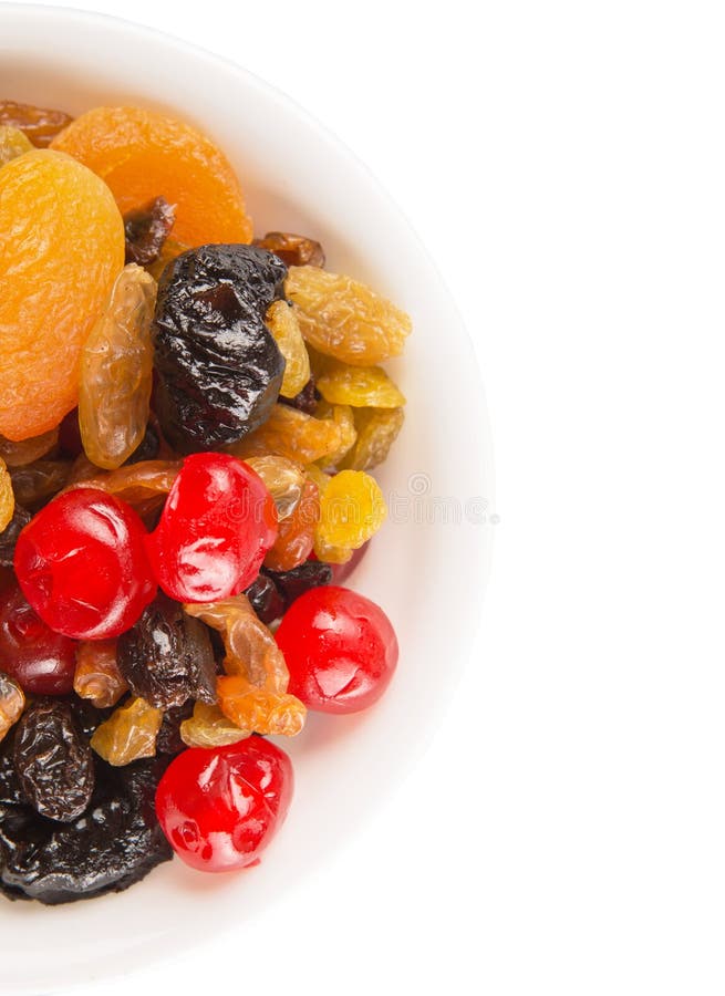 A Bowl of Mix Dried Fruit VI Stock Photo - Image of dessert, delicious ...