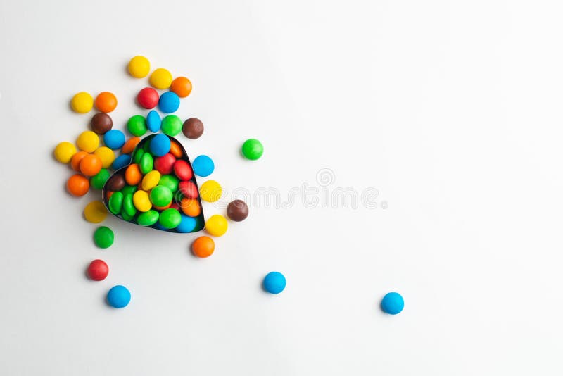 A Bowl of Multicolor Chocolate Candies Stock Image - Image of colorful ...