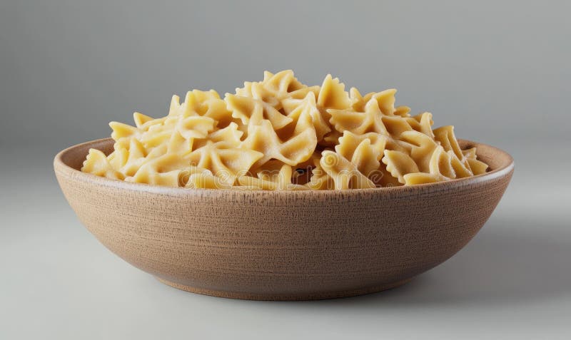 A Bowl of Pasta with a Lot of Noodles Stock Illustration - Illustration ...