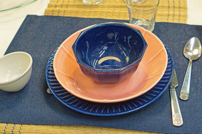 Bowl plates set stock image. Image of shape, modern - 352660827