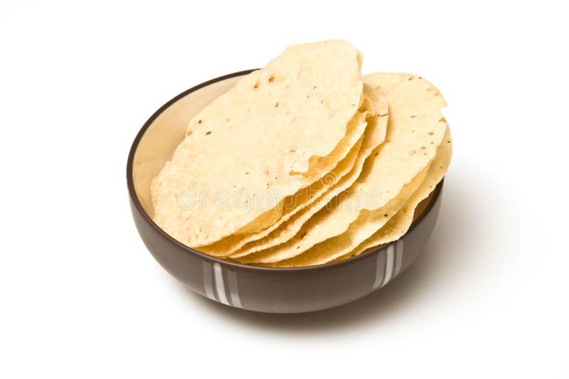 Poppadoms stock image. Image of tradition, bulk, meal - 8440465