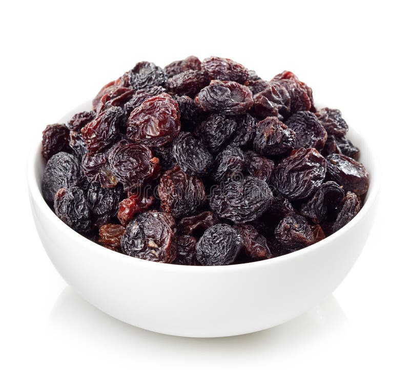 Bowl of raisins stock image. Image of fruit, vegetarian - 50943247