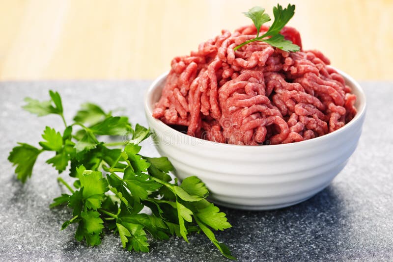 Ground meat stock photo. Image of ground, food, plate - 22972292