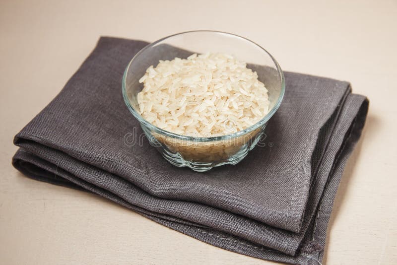 Bowl of Rice on Gray Surface Stock Photo - Image of breakfast, asian ...