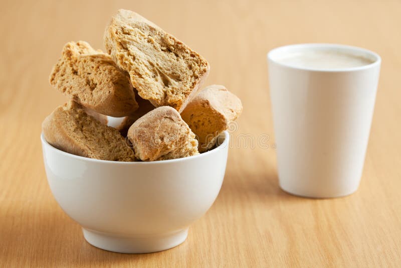 Rusks, Coffee Spoon and Jam Stock Image - Image of biscuit, marmalade ...