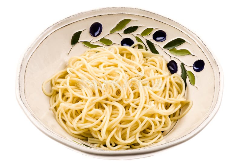 Plain Spaghetti stock image. Image of wheat, meal, detail - 6578251