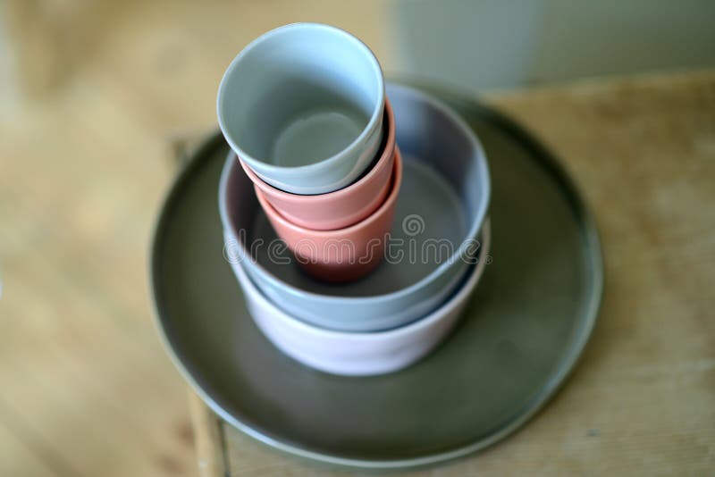 Bowl stack stock photo. Image of pattern, house, home - 85804650