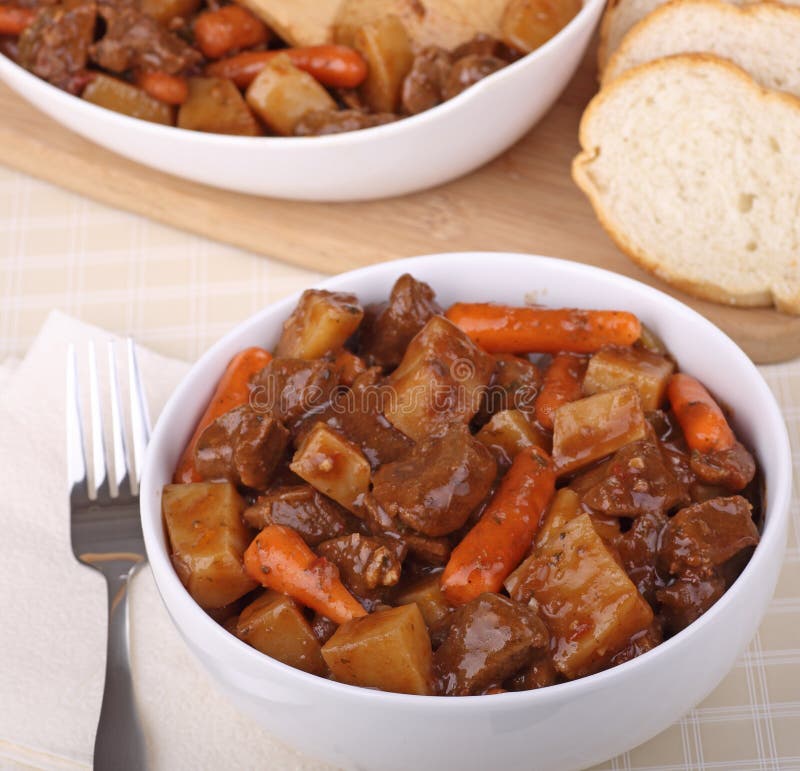 Bowl of Stew stock image. Image of gravy, meat, meal - 39426203