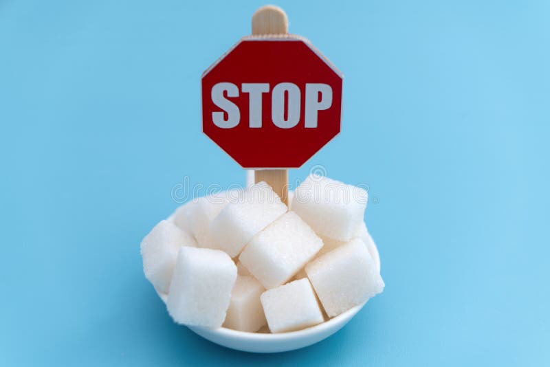 Concept for Reducing Sugar Consumption Stock Image - Image of wellness ...