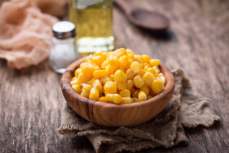 Bowl of a sweet corn stock photo. Image of dish, culinary - 107702592