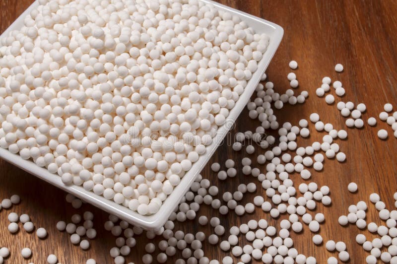 Bowl of tapioca,spilled stock photo. Image of bowl, table - 49682252